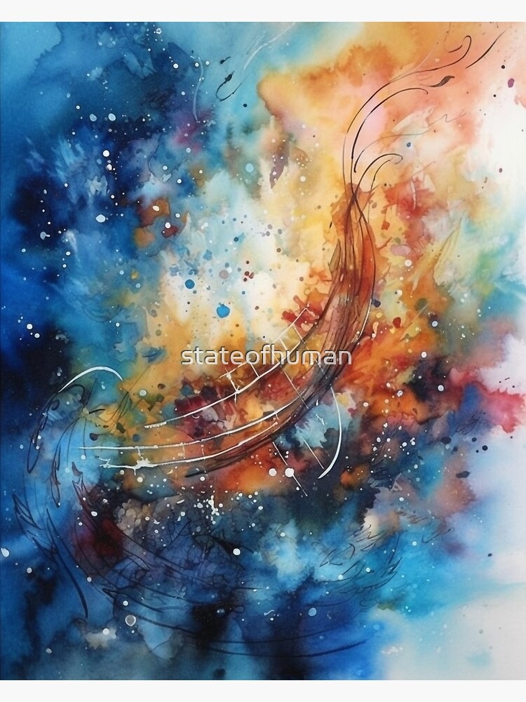 Abstract Watercolor Music Art Poster sold by Eric Hu | SKU 42142139 ...