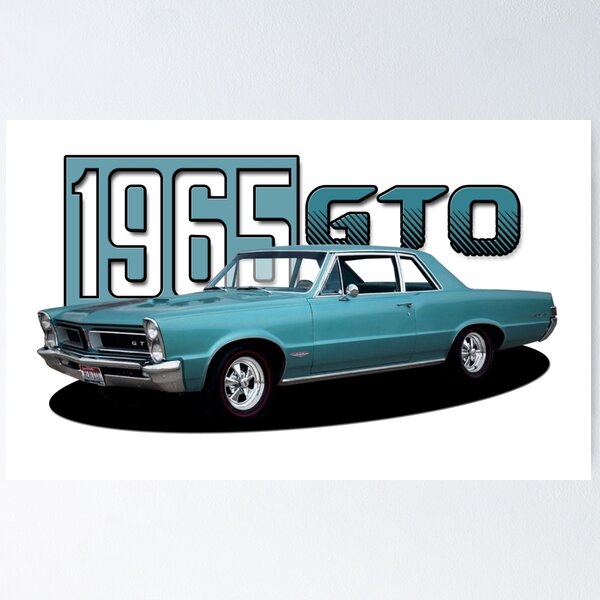 "1965 Pontiac GTO 400 Classic Muscle Car" Poster for Sale by Fuelfoto ...