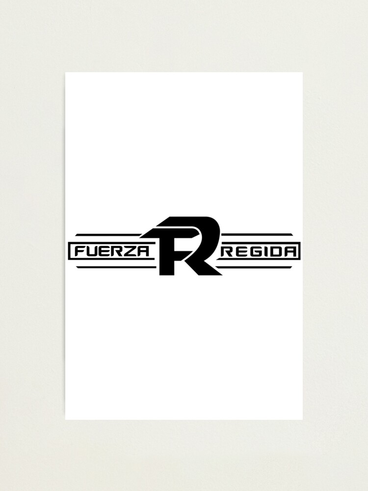 "Fuerza Regida Merch Fuerza Regida Logo" Photographic Print for Sale by ...