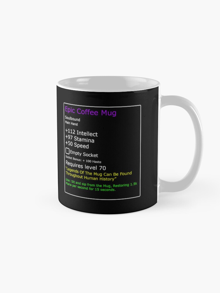 "World of Warcraft Epic Coffee Mug" Coffee Mug for Sale by Bubbsiie ...