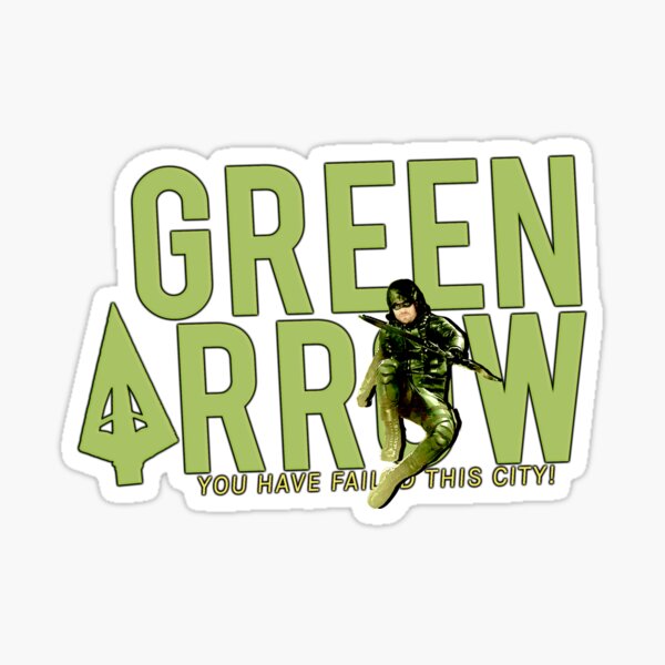 "Green Arrow" Sticker for Sale by Arrowverse | Redbubble