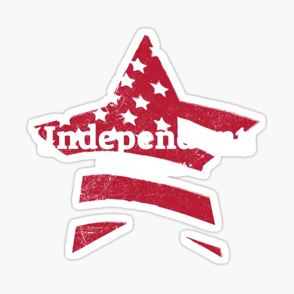 "Independent" Sticker for Sale by LindenDesigns | Redbubble