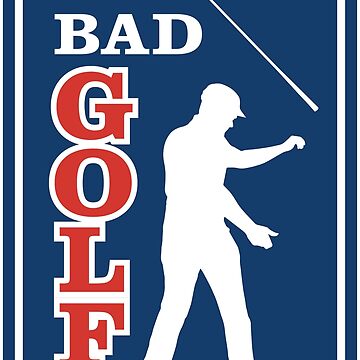 "BAD GOLF LOGO" Sticker for Sale by TLW716 | Redbubble