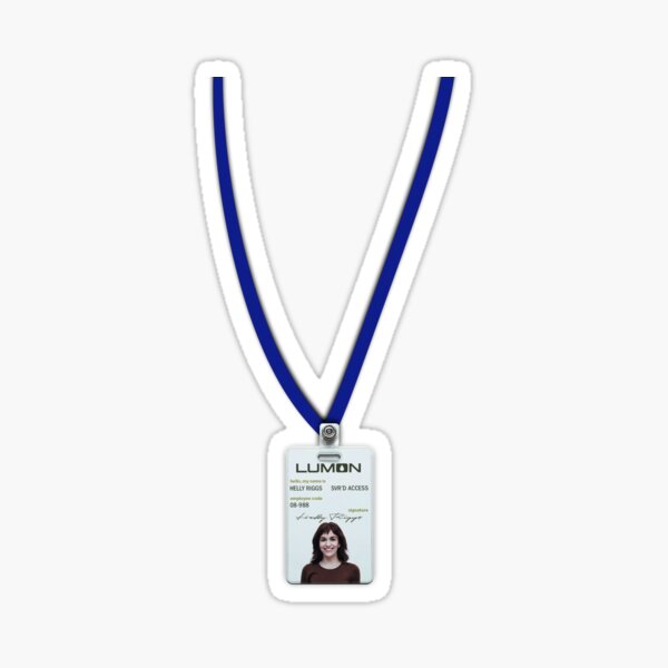 "Severance series lumon industries HELLY RIGGS Badge fan works graphic ...