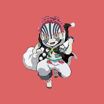 "Akaza chibi - demon slayer" Sticker for Sale by BIG-DAR | Redbubble