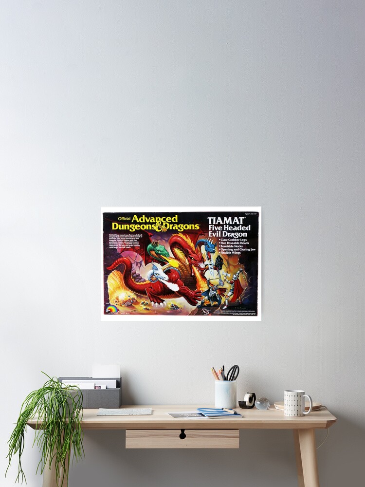 "Dungeons and Dragons Tiamat" Poster for Sale by LilyanhoGUe | Redbubble