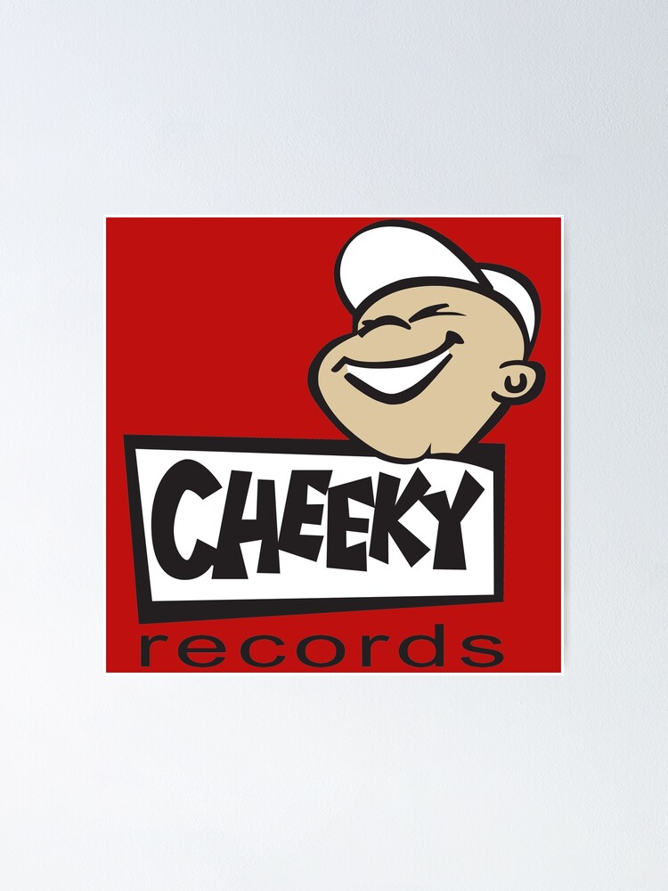 "Cheeky Records" Poster by Subliminal-Cuts | Redbubble