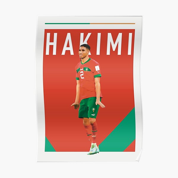 "Achraf Hakimi" Poster for Sale by ValleygroVern | Redbubble