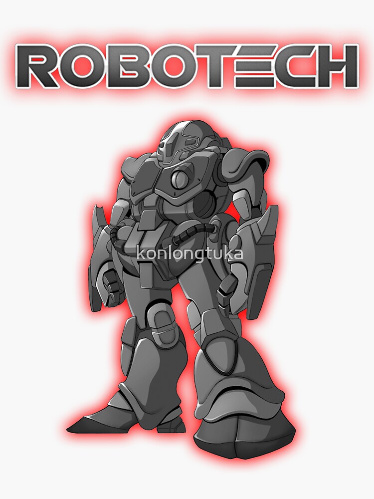 "Robotech Bioroid combat" Sticker for Sale by konlongtuka | Redbubble