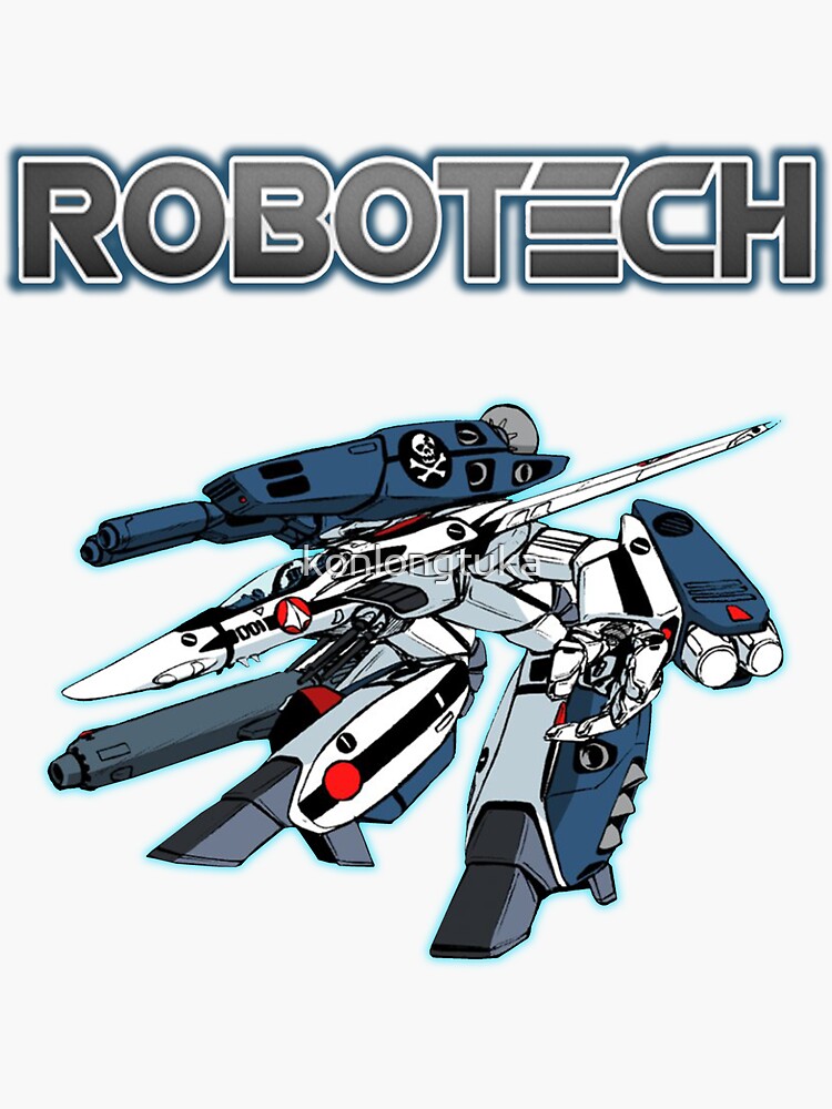 "Robotech" Sticker for Sale by konlongtuka | Redbubble