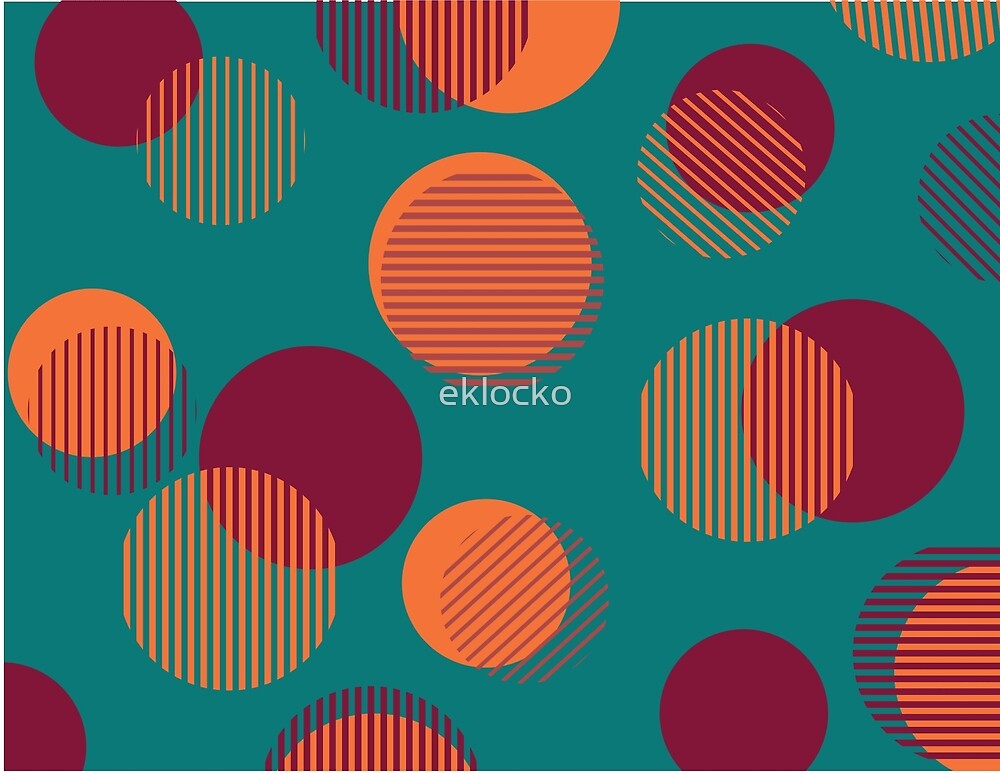 "Retro Bubbles" by eklocko | Redbubble