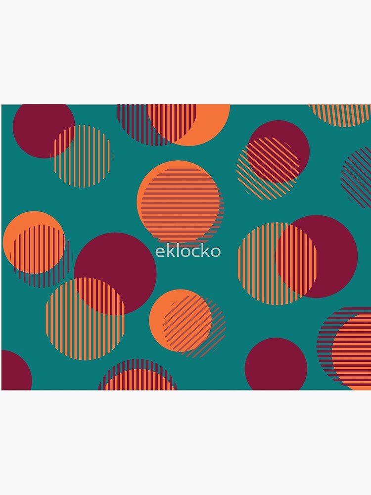 "Retro Bubbles" Poster by eklocko | Redbubble