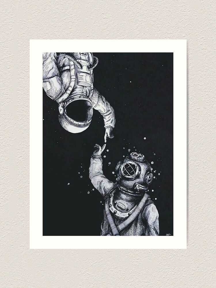 "ASTRONAUTAS TUMBLR (COLLECTION) * MOONWALKERS" Art Print by ...