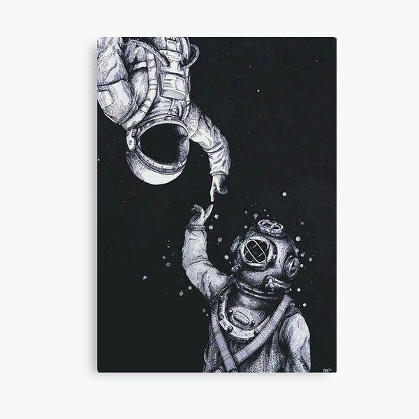 "ASTRONAUTAS TUMBLR (COLLECTION) * MOONWALKERS" Canvas Print by ...