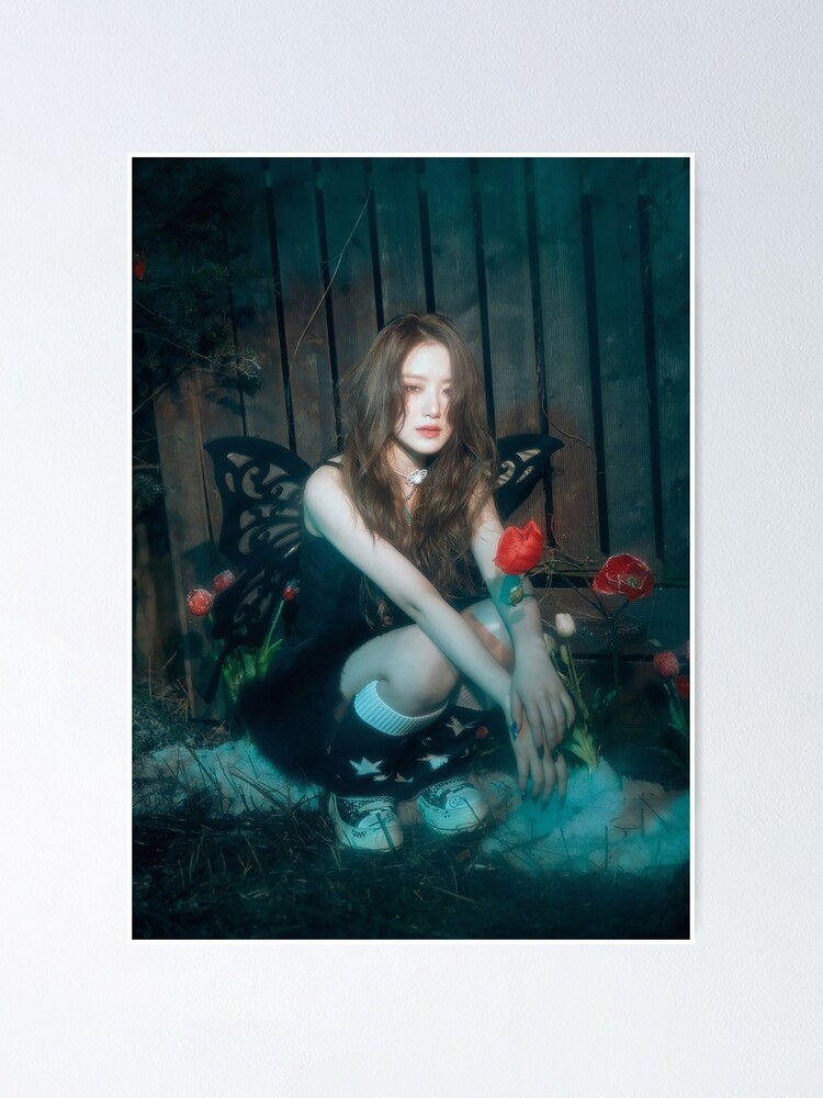 "GIDLE SHUHUA - I FEEL (‘FLY LIKE A BUTTERFLY’)" Poster for Sale by ...