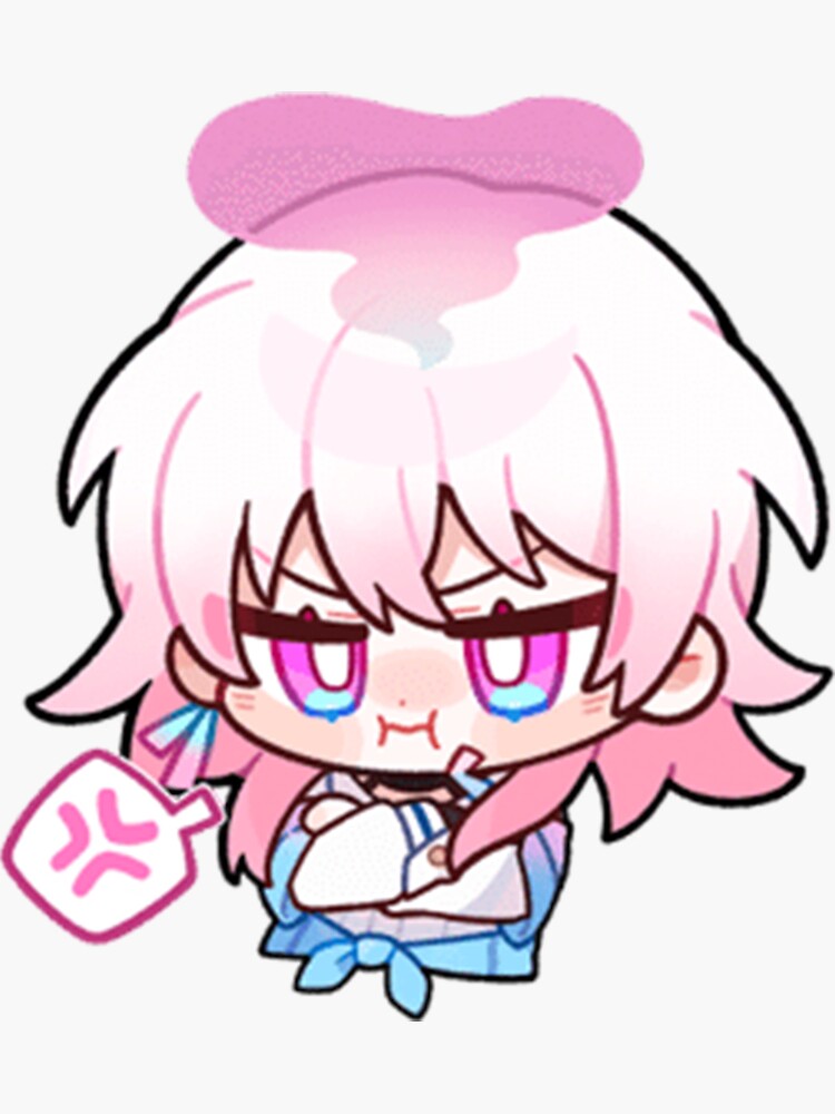 "Honkai star rail March 7th" Sticker for Sale by Ginpachistore | Redbubble