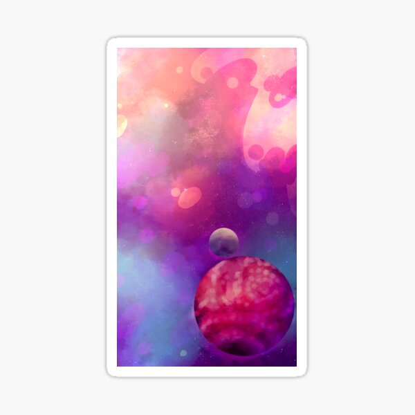 "Space Aesthetic " Sticker by that-1waffle | Redbubble