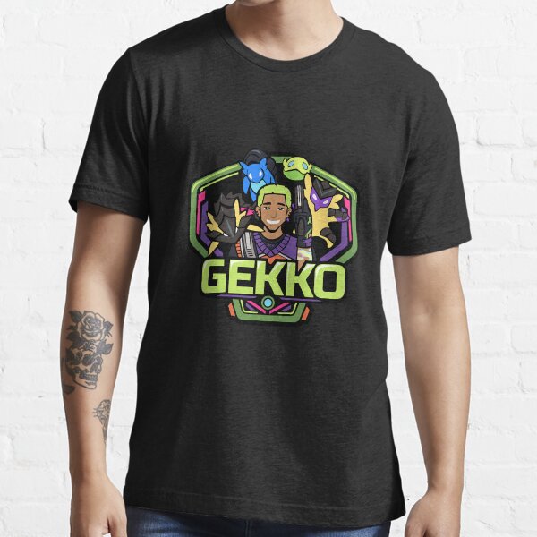 "Gekko Badge " T-shirt for Sale by yama14uden | Redbubble | valorant ...