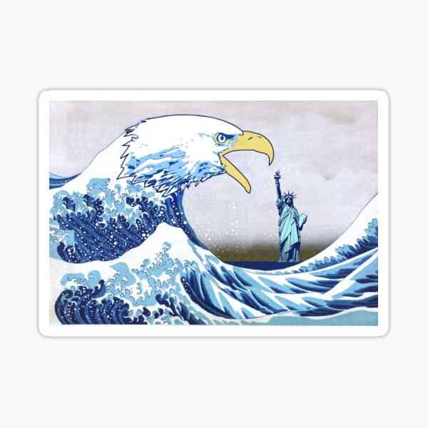 "The blue wave is coming" Sticker by ResistNow | Redbubble