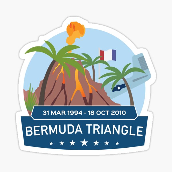 Bermuda Triangle Stickers | Redbubble