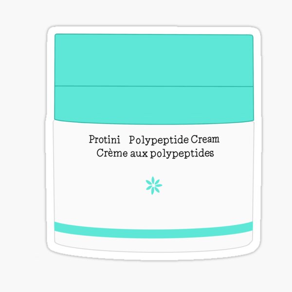 "Protoni Polypeptide Cream" Sticker for Sale by elle-dee-art | Redbubble