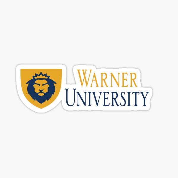 "warner university logo" Sticker for Sale by VinCut | Redbubble