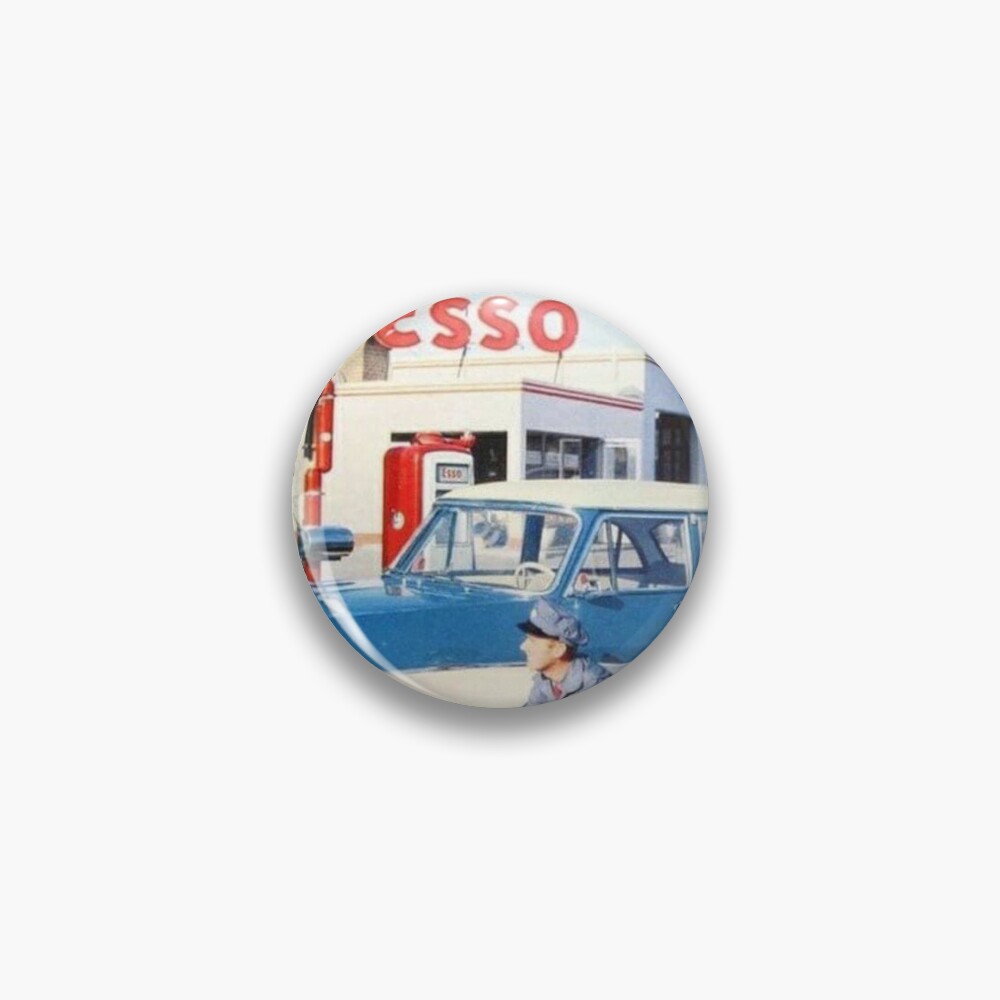"ESSO GAS STATION SERVICE" Sticker for Sale by youngbarry1 | Redbubble