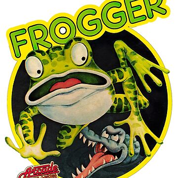 "FROGGER" Sticker by seriZed | Redbubble