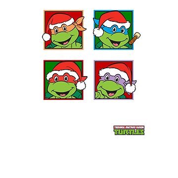 "Teenage Mutant Ninja Turtles Holiday Heroes Group" Essential T-Shirt ...