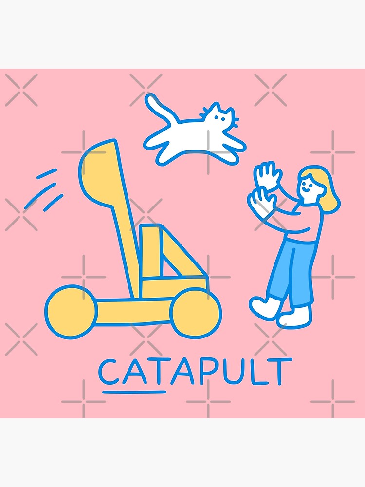 "CATapult" Poster for Sale by obinsun | Redbubble