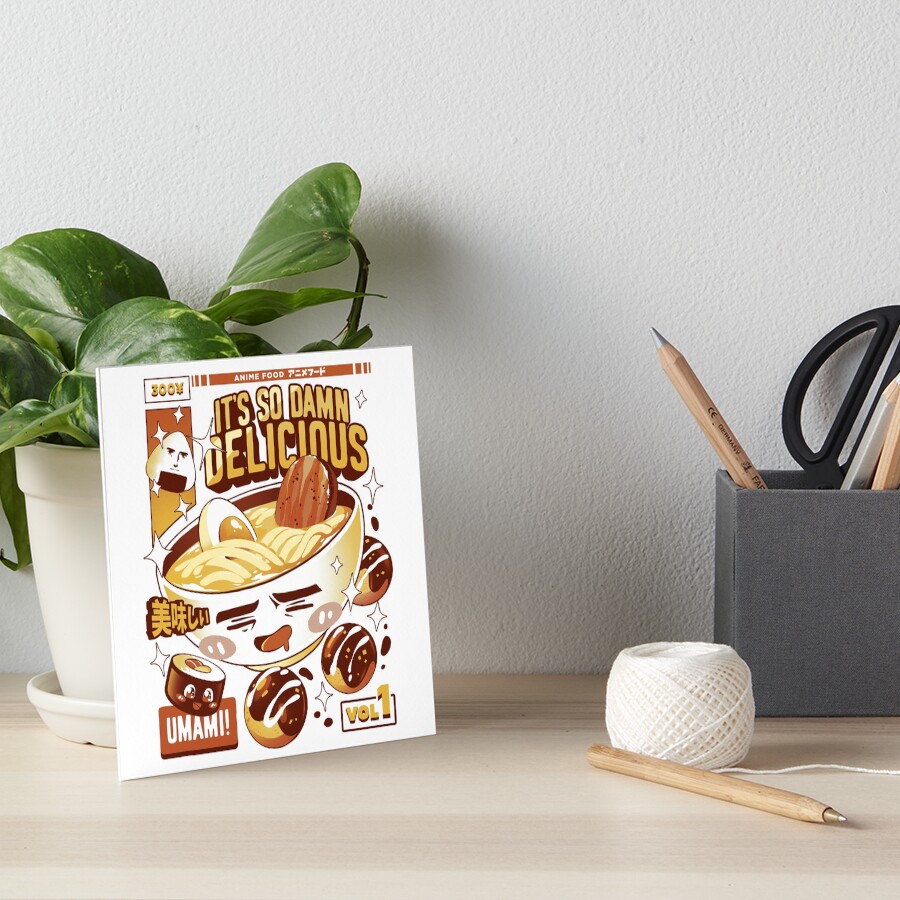 "Anime Food" Poster for Sale by ilustrata | Redbubble