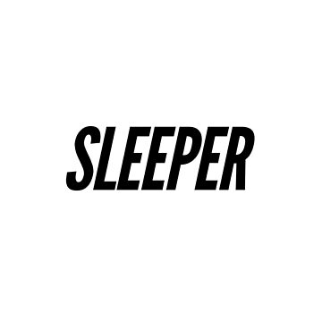 "Sleeper" Sticker for Sale by Samuel Leavitt | Redbubble