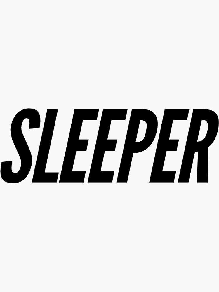 "Sleeper" Sticker for Sale by Samuel Leavitt | Redbubble