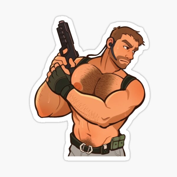 "Chris" Sticker for Sale by gooeycandy | Redbubble