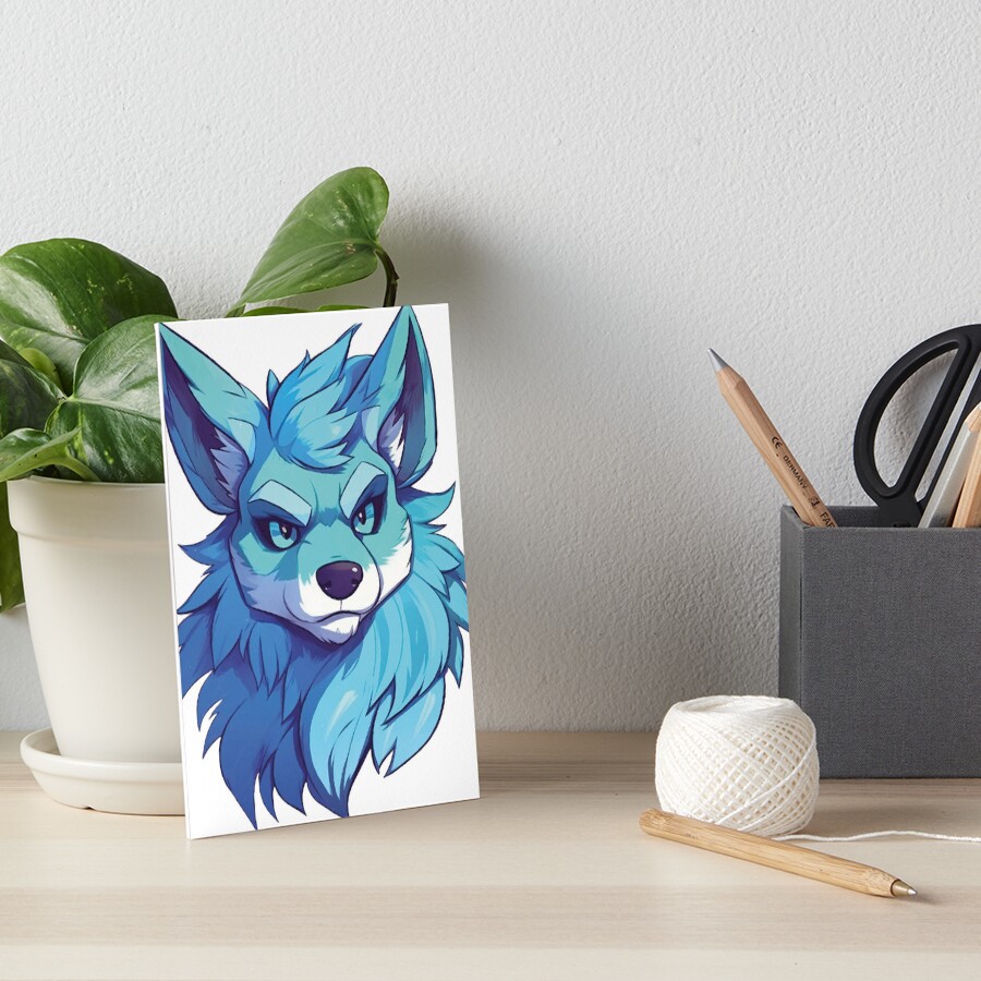 "Icy Furry Wolf" Art Print for Sale by FurryKingdom | Redbubble