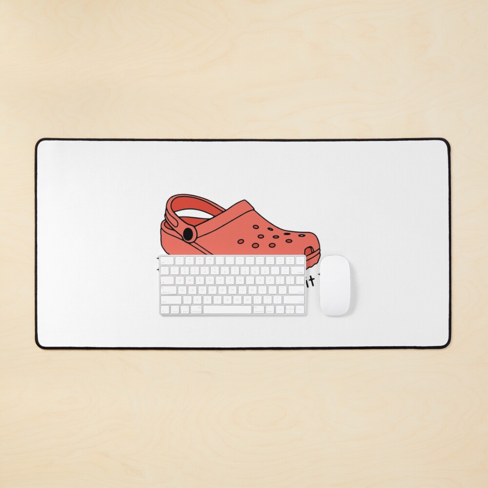 "let's croc about it - red" Sticker for Sale by maura41 | Redbubble
