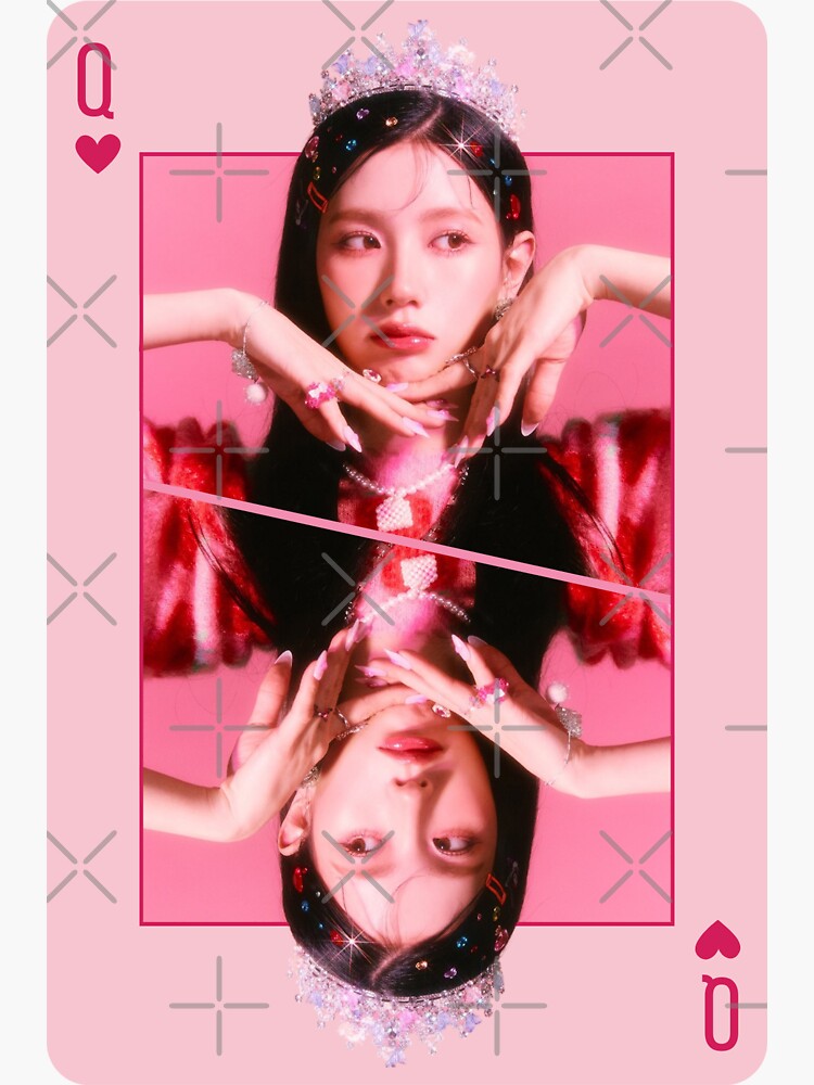 "(G)I-DLE Queencard Miyeon" Sticker for Sale by Shining Diamond | Redbubble