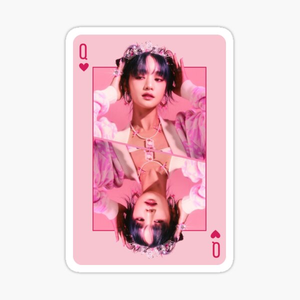 "(G)I-DLE Queencard Minnie" Sticker for Sale by SeminieThehara | Redbubble