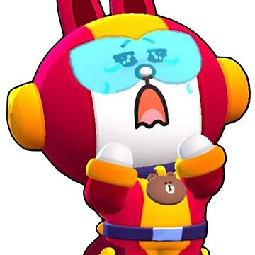 "Sad Cony Rabbit and Brown Superhero Cute " Sticker for Sale by ...