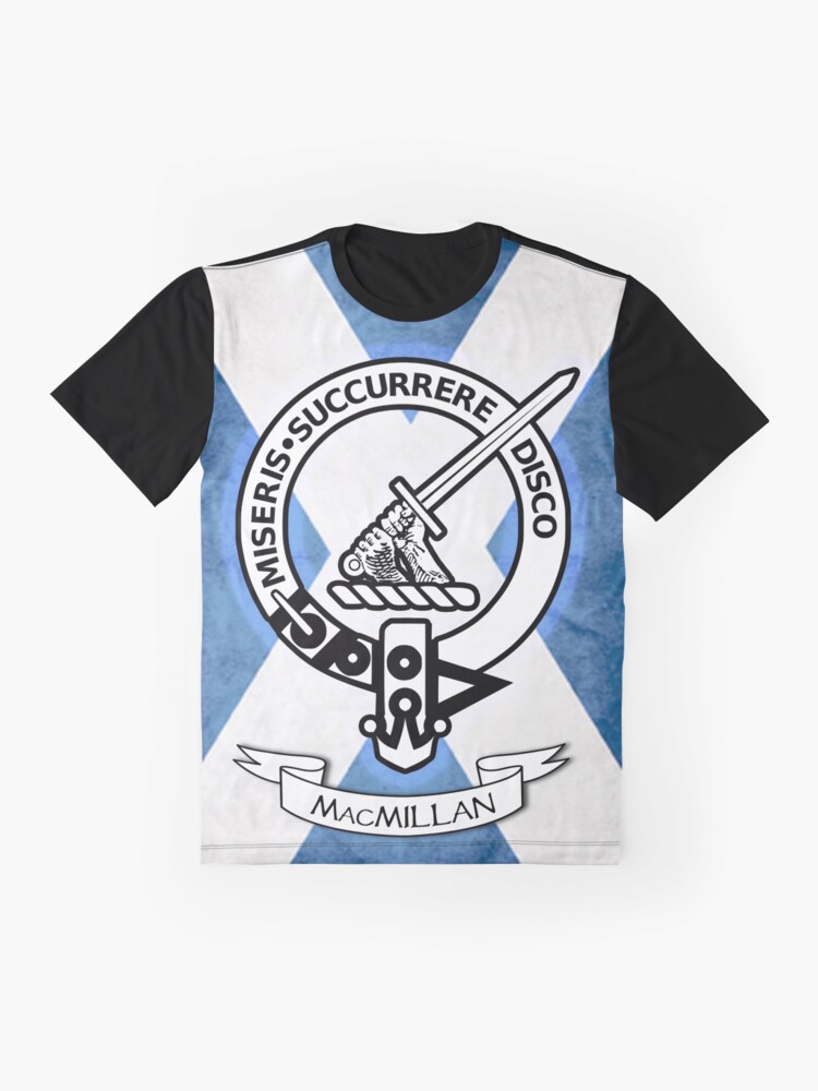 Macmillan Scottish Clan Crest T Shirt By Njmclean Redbubble