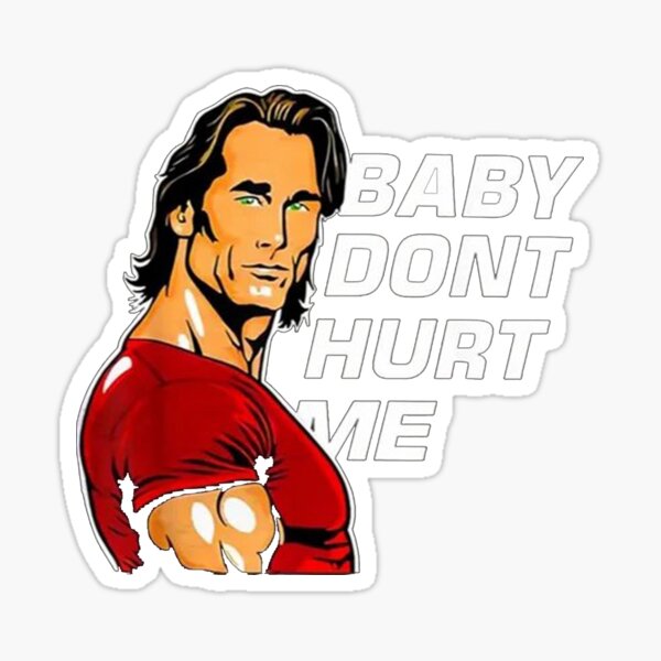 "Baby Don't Hurt Me" Sticker for Sale by eviltomo | Redbubble