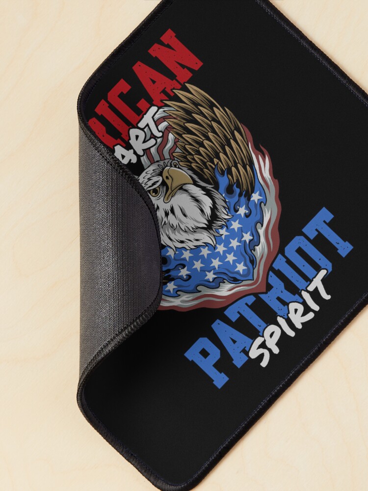 ""American Heart, Patriot Spirit"" Mouse Pad for Sale by ShirtCreekTees ...