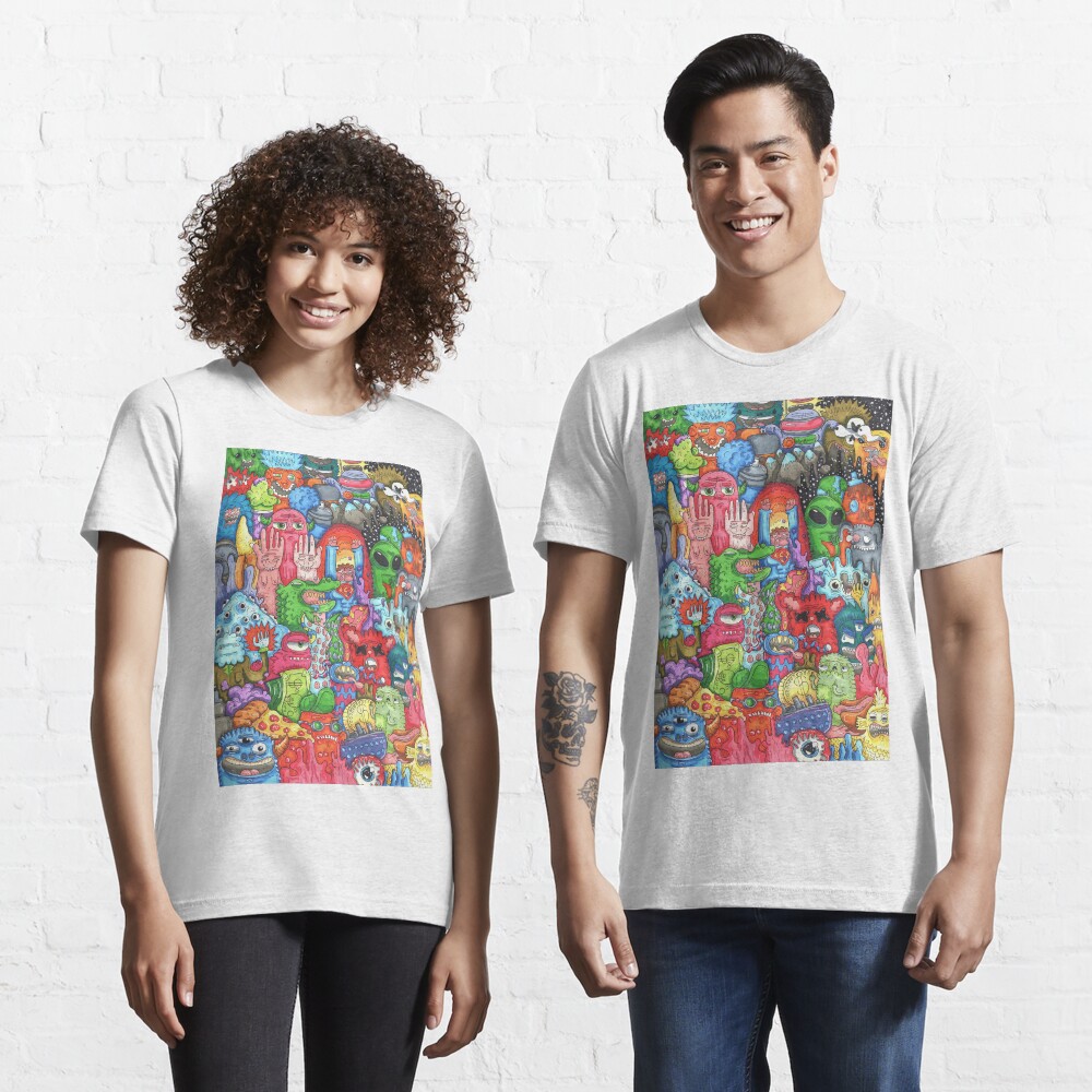 "Doodle Art" T-shirt for Sale by Gawx | Redbubble | dibujo t-shirts ...