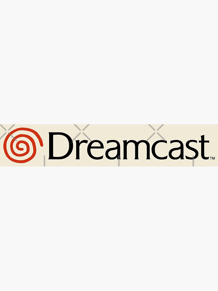 "Dreamcast Logo" Sticker for Sale by SenorFiredude | Redbubble