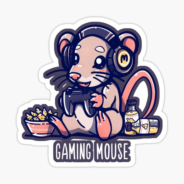 "Gaming Mouse" Sticker for Sale by TechraNova | Redbubble