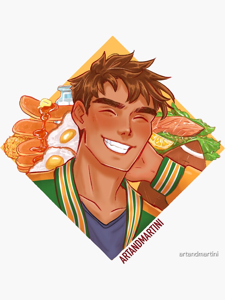 "Alex" Sticker for Sale by artandmartini | Redbubble