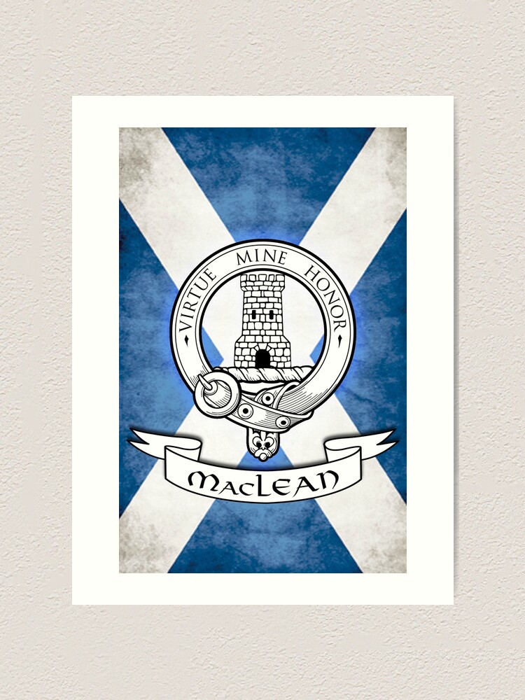 "MacLean Family Crest - Scottish Clans" Art Print for Sale by njmclean ...
