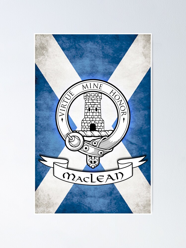 "MacLean Family Crest - Scottish Clans" Poster for Sale by njmclean ...