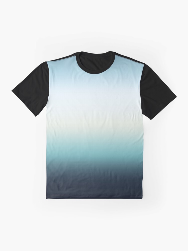 "ocean sky color gradient blue , white " Graphic T-Shirt for Sale by ...