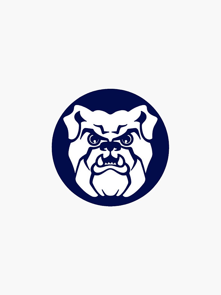 "Butler Bulldog Circle" Sticker for Sale by Jacqueline Murphy | Redbubble